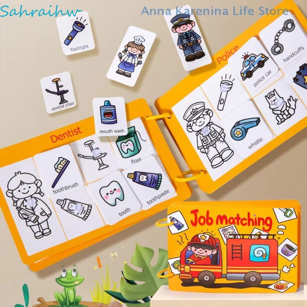 YISHO CVC Word Building Busy Book, Interactive Matching Game DIY Kids ...