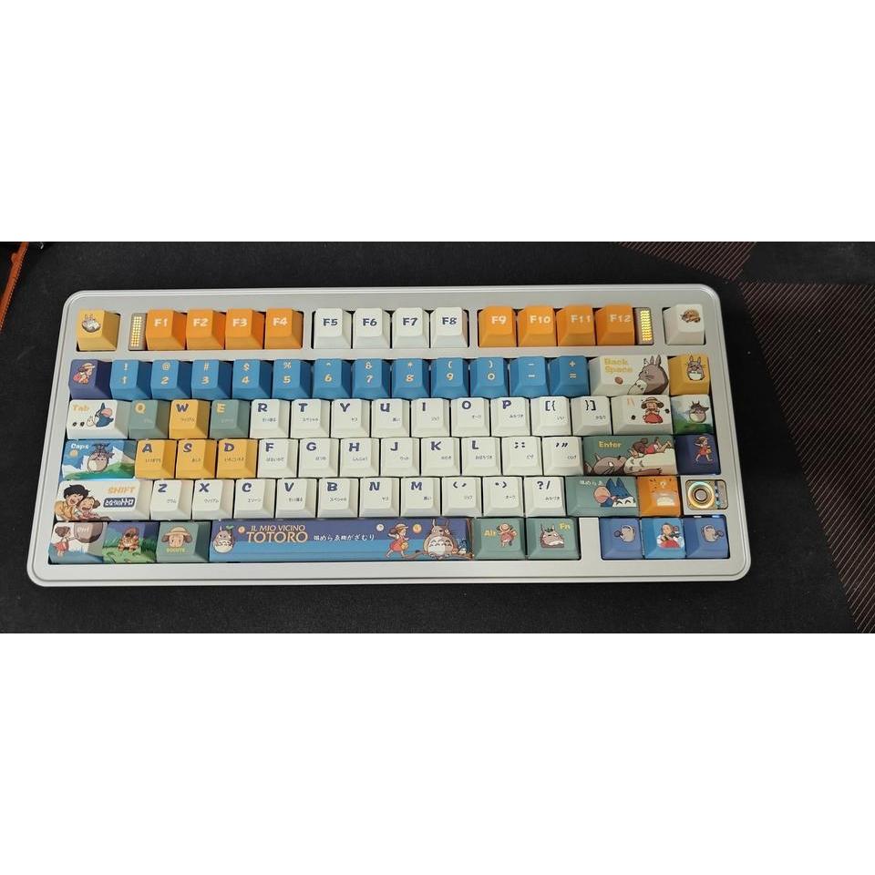 My Neighbor Totoro Keycaps Cherry Profile PBT 150 Keys Wooting Aula F75 ...