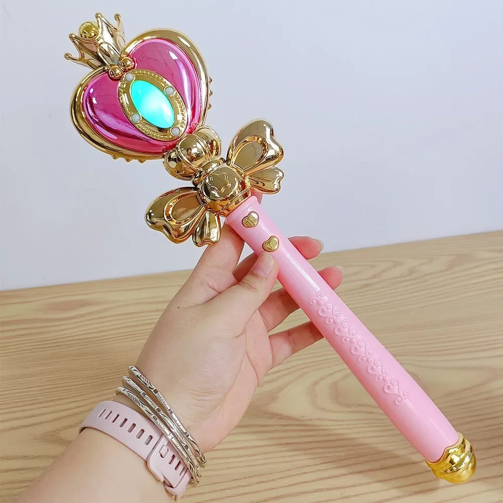 Customer Favorite Light Sailor Girl Wand Magic Henshin Rod Musical Glow ...