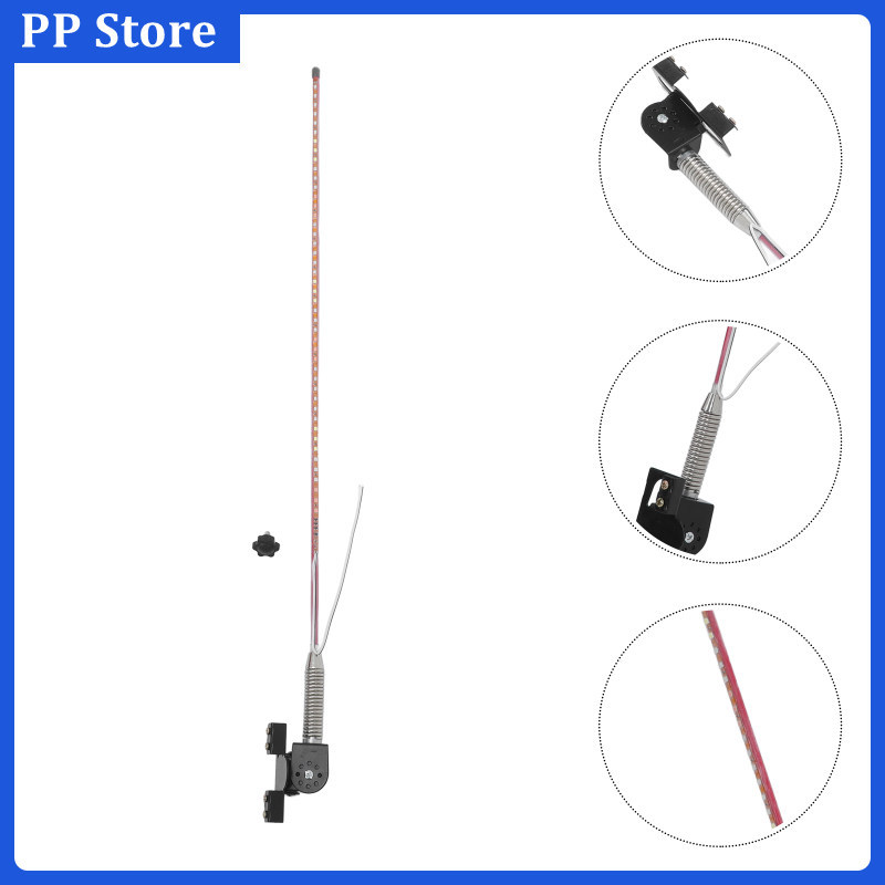 60 CM Truck Antenna Car Lights Pole LED Lamps RGB hainesi | Shopee ...