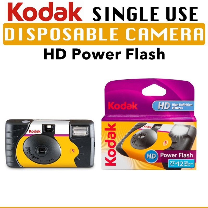 KODAK Power Flash Single Use Disposable Camera 39 Exposures | Shopee ...