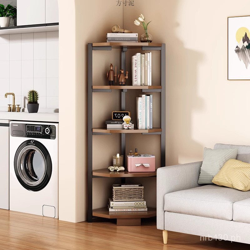 Bedroom Home Living Room Triangular Storage Rack Corner Cabinet ...