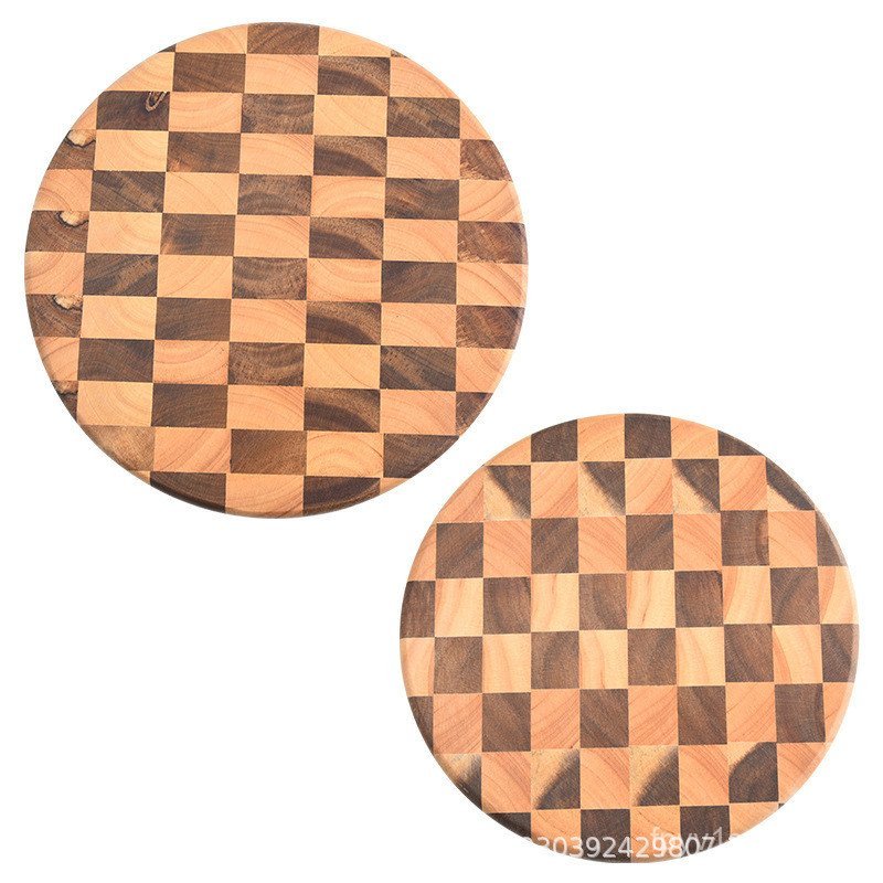 Factory Direct Acacia Wood Chessboard Cutting Board Solid Wood Spliced ...