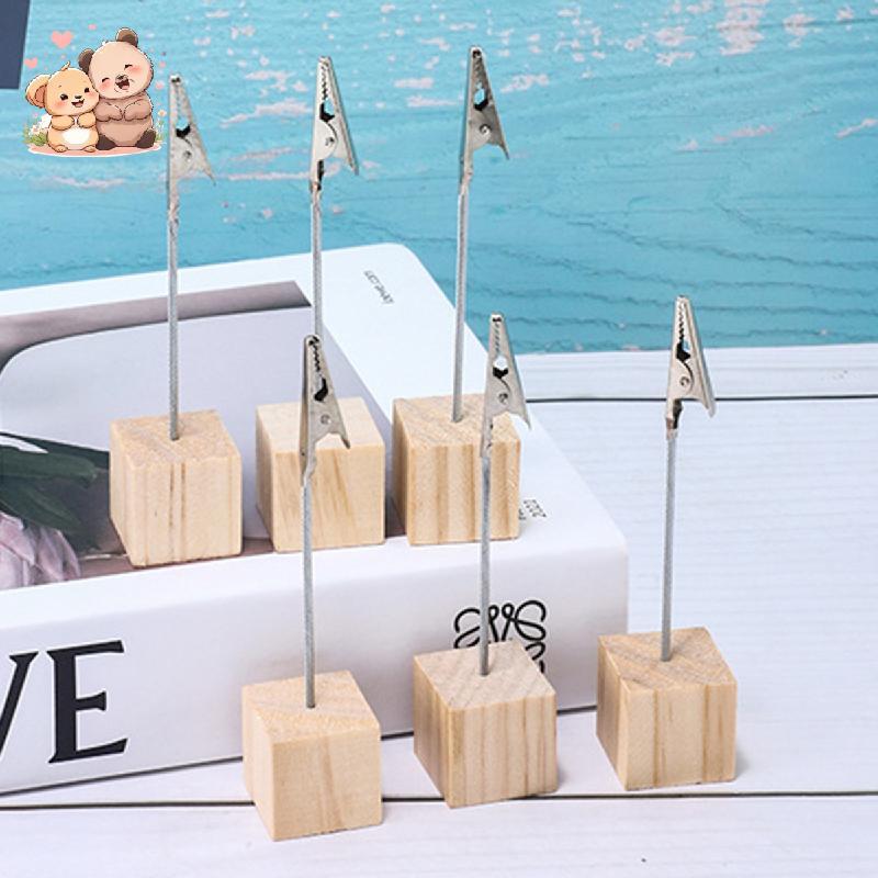 Timber Note Clip Business Card Clip Photo Clip Iron Clip Desktop ...