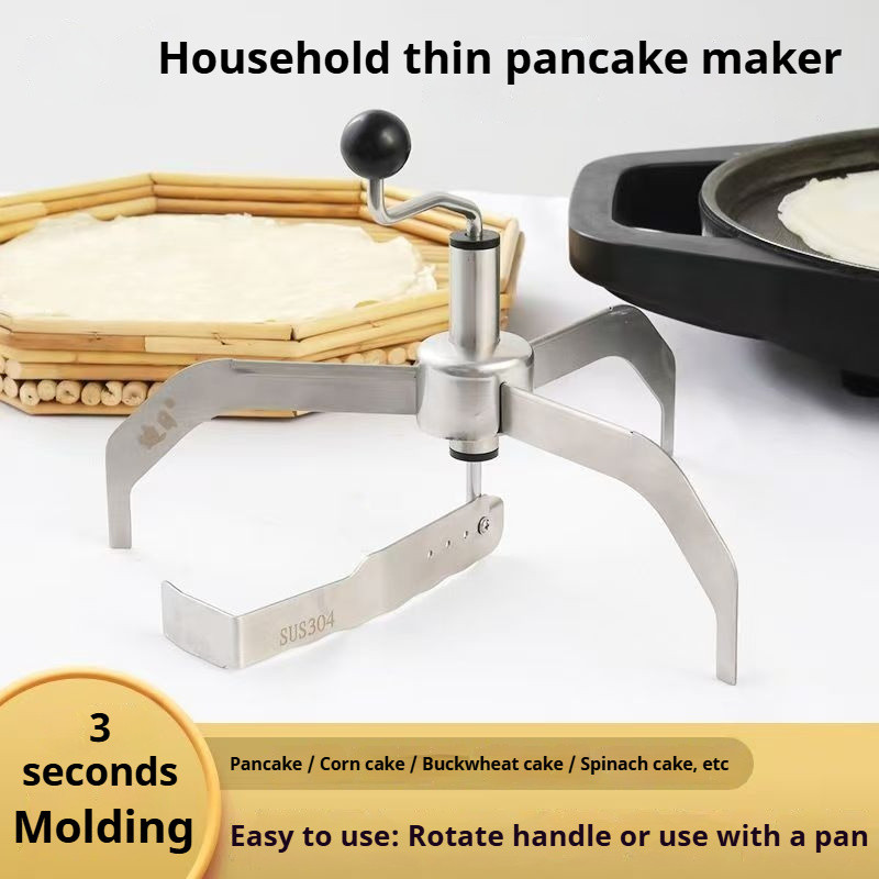 Home pancake machine, stainless steel folding pancake and fruit machine ...