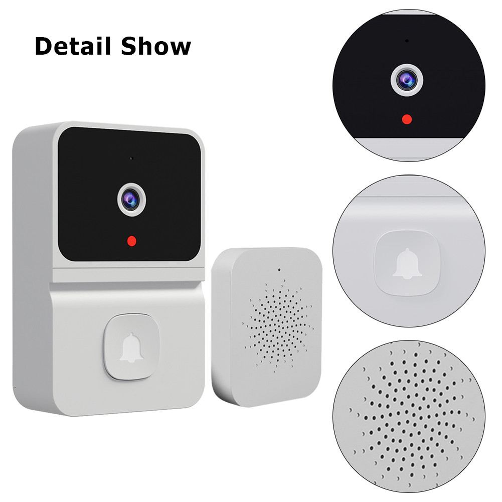 [Local delivery] Home Doorbell 2.4GHz WiFi Visual Door Phone IR Night ...