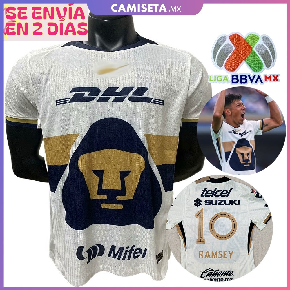 2025 2026 Jersey Pumas UNAM Local Player Soccer Shirt Customization ...