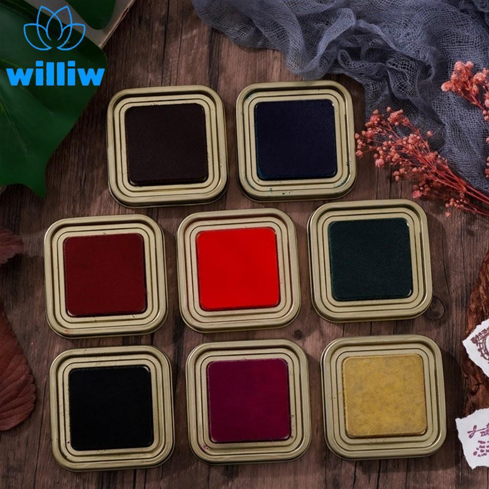 [WILLIW] Student Ink Pad, Square Universal Self Ink Stamp, Multiple ...