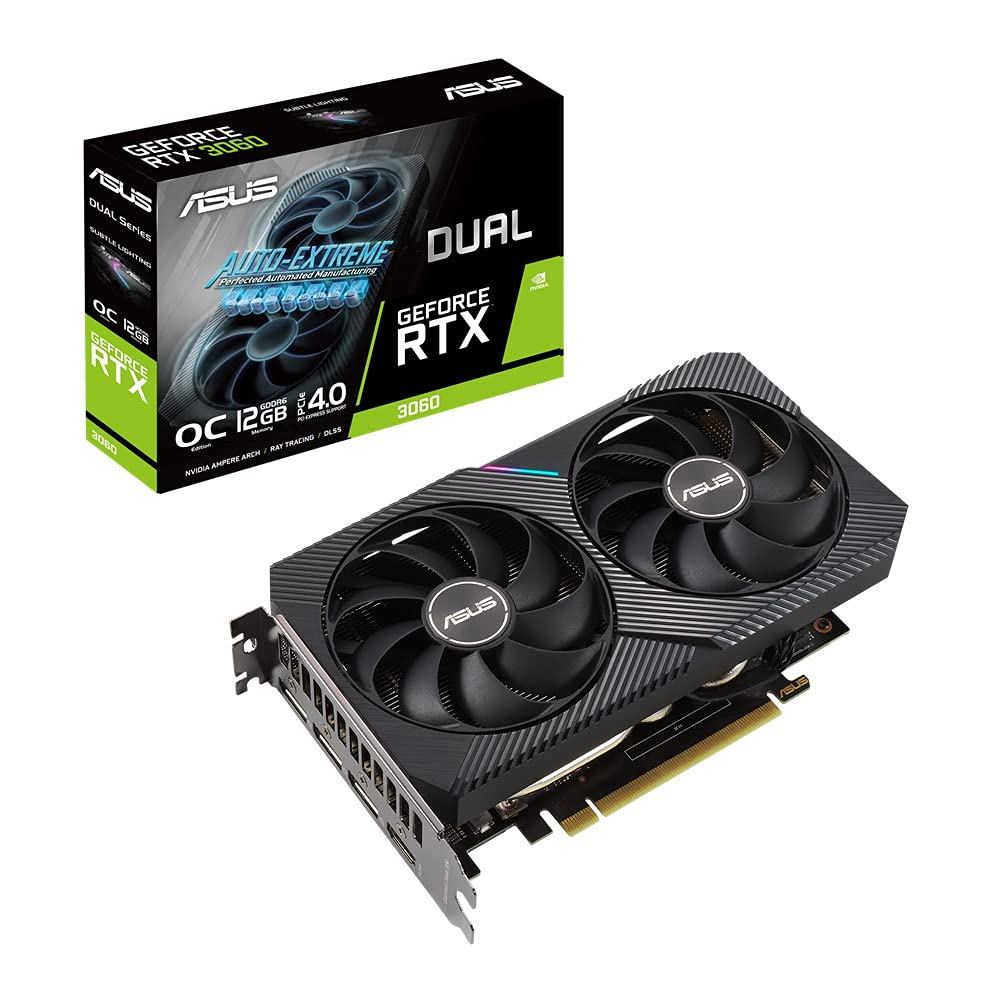 Dual NVIDIA GeForce RTX Graphics Card with Advanced Axial-Tech Fan ...