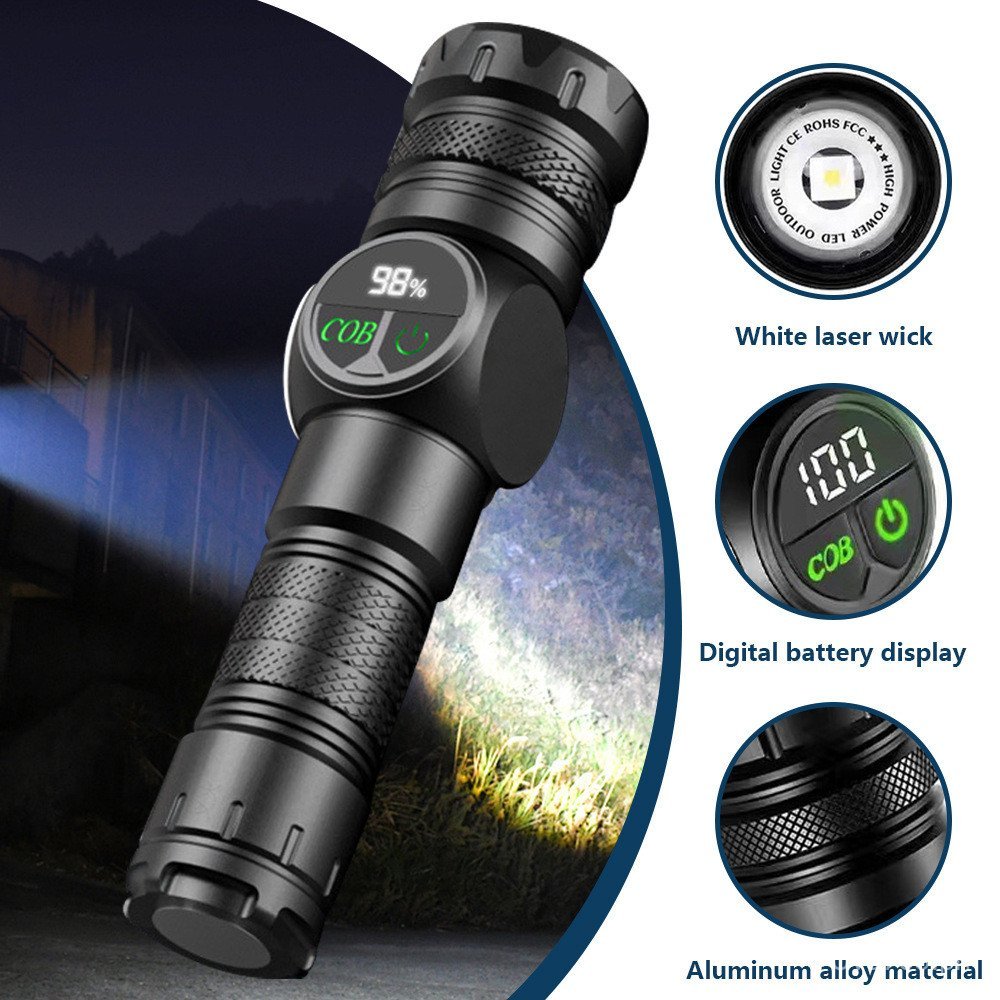 Portable Emergency Light Electronic Display Multi-Function Laser Cross ...
