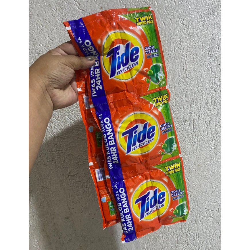 VERVE TWIN PACK Tide Perfect Clean Detergent Powder Odor Defense 6pcs ...