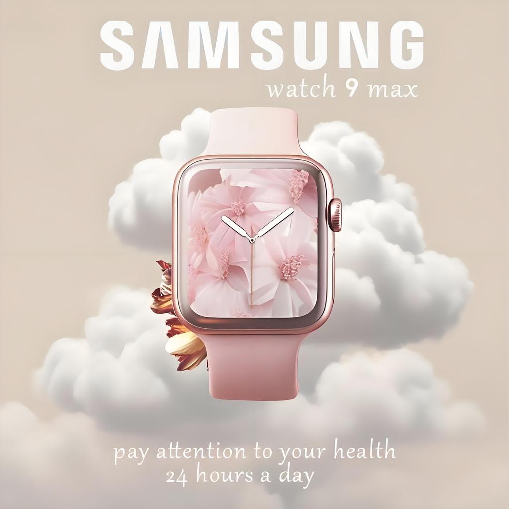 Samsung S9 Max Smartwatch 2.02 Inch Big Touch Screen Bluetooth Call SMS ...