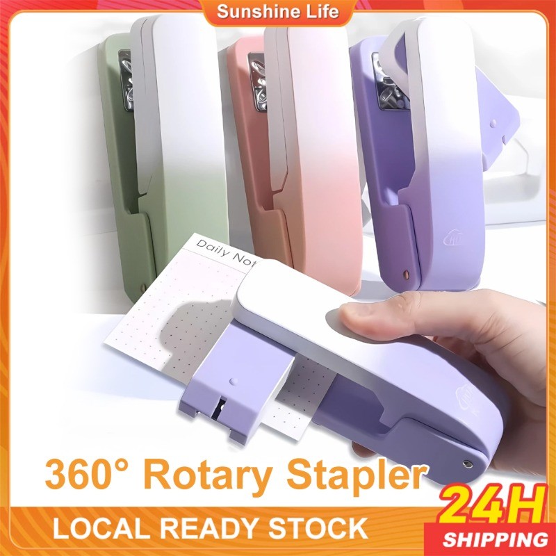 Portable 360 Stapler Rotation Heavy Duty Stapler Compatible Effortless ...