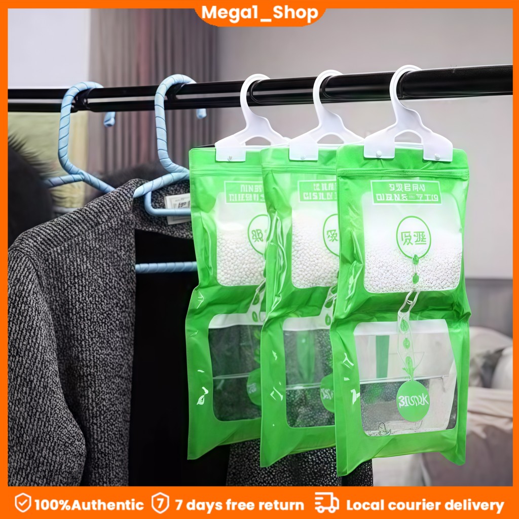 20pcs Calcium Chloride Dehumidifier Bags Hangable Wardrobe Moisture ...