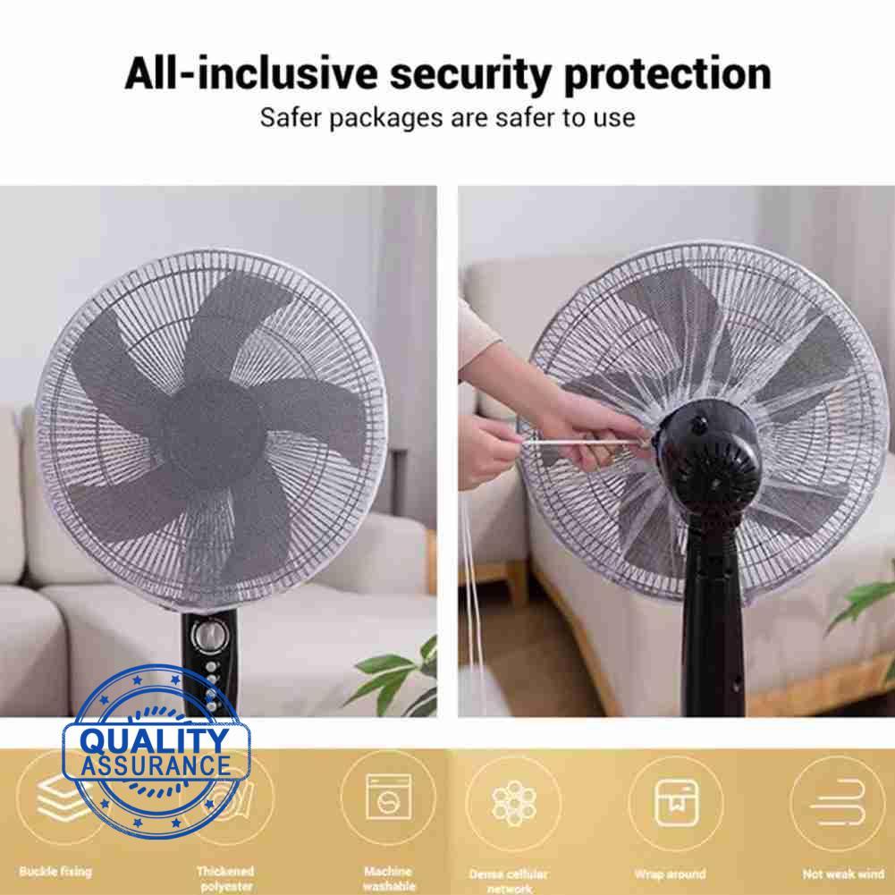 18-inch Simple Black Large Fan Cover Anti-pinch Flashlight Fan Children ...