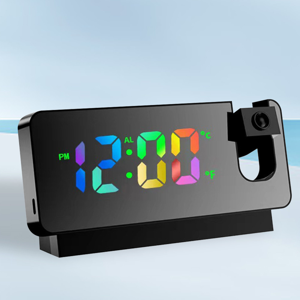 Digital Bedside Alarm Clock with Calendar&Temperature Digital Table ...