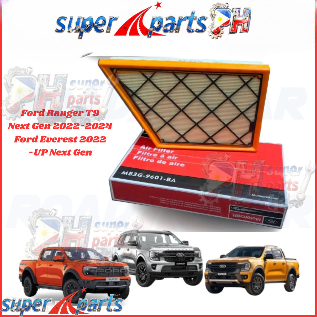 MB3G-9601-BA Motorcraft Air Filter Ford Ranger T9 Next Gen 2022-2024 Ford Everest 2022-UP ...
