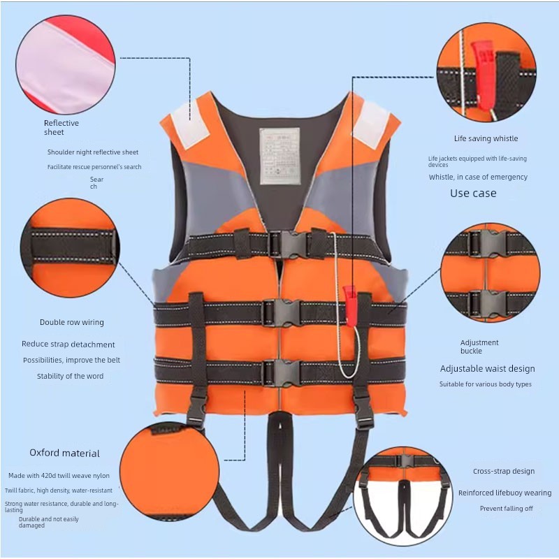 life jackets for adult life jacket Buoyancy Life Jacket Adult Survival ...