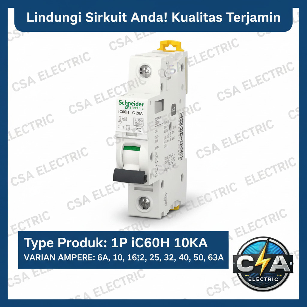 SCHNEIDER MCB 10KA IC60H 1P 6A A9F84106 | Shopee Philippines