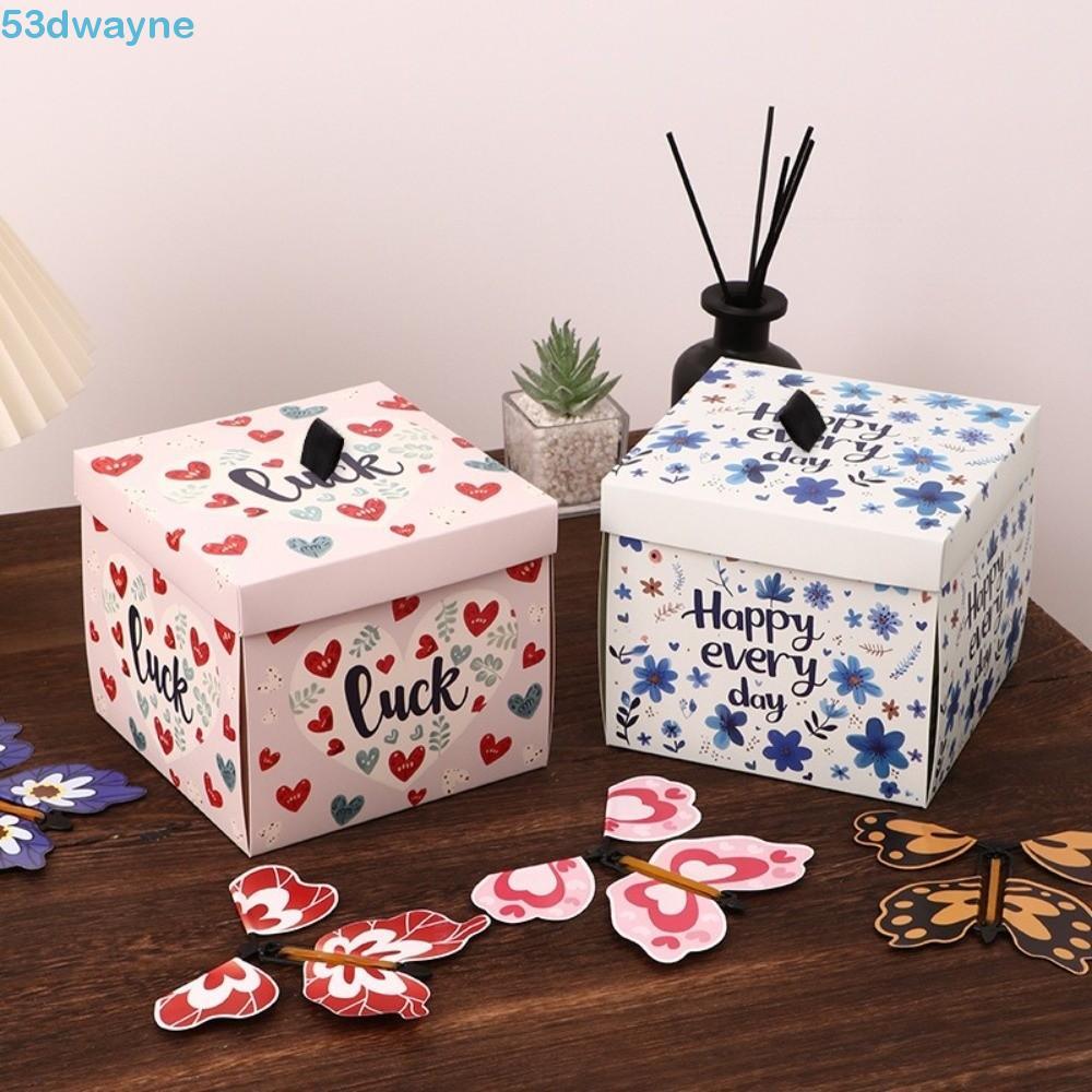 DWAYNE Flying Butterfly Box, Multicolor Auto Expand Surprise Box, Party ...