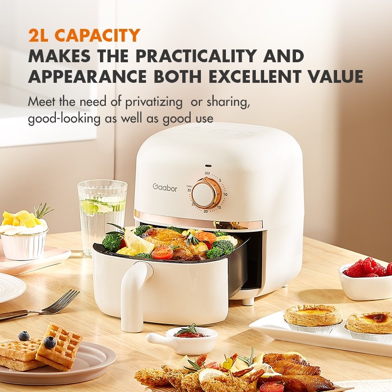 Gaabor 2L Air Fryer | Premium Portable Multi-Functional Non-Stick ...