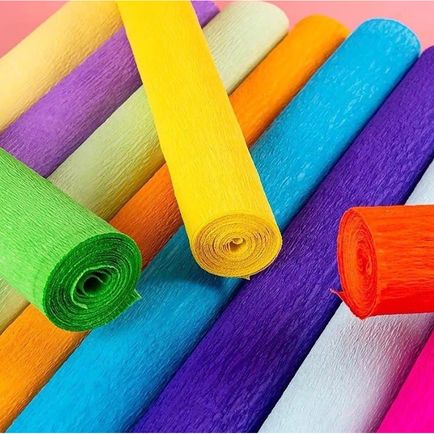 VERVE Multi -Colour ART DESIGN materials Crepe Paper flower/décor ...