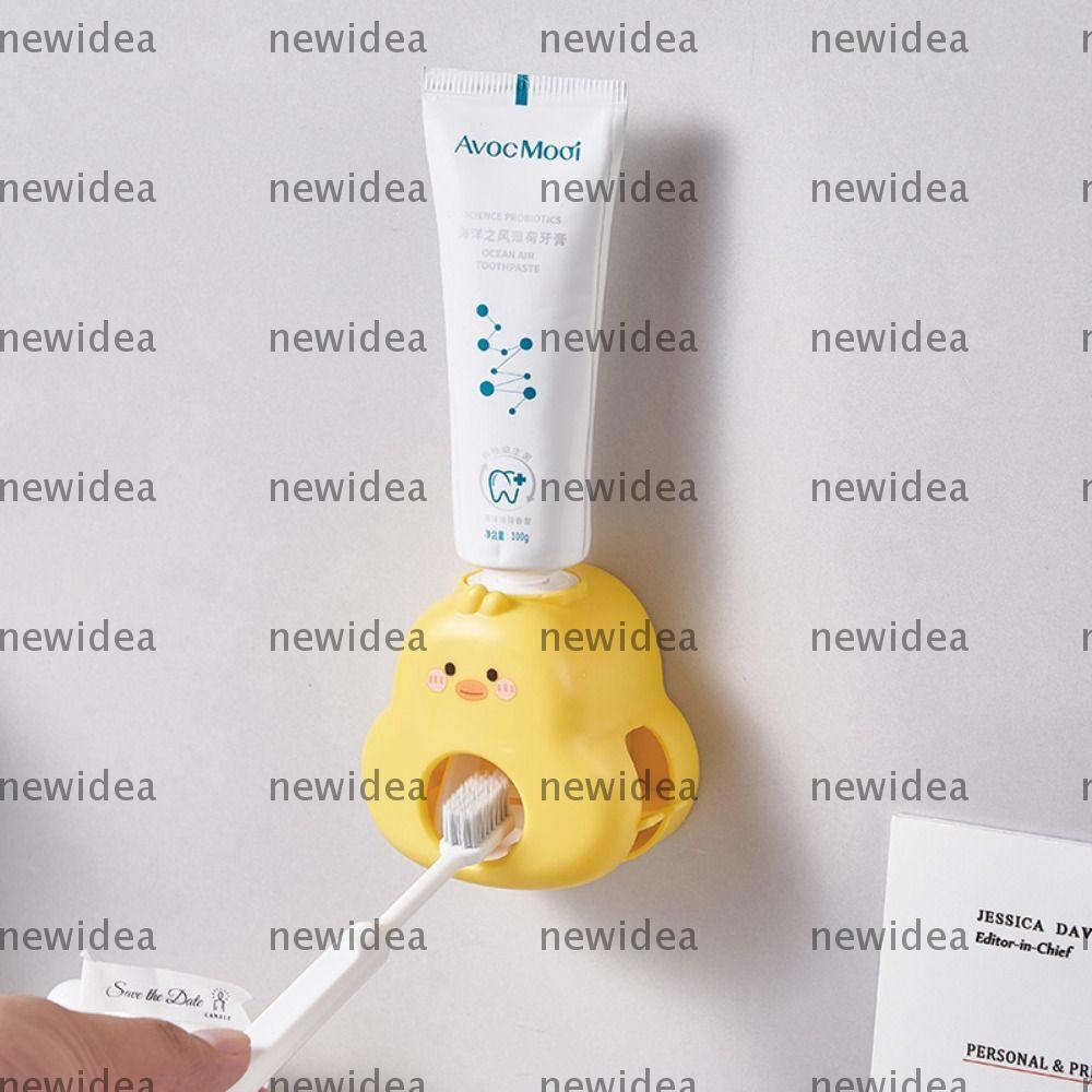 NEWIDEA Toothpaste Dispenser, No Punching Plastics Toothpaste Squeezer ...