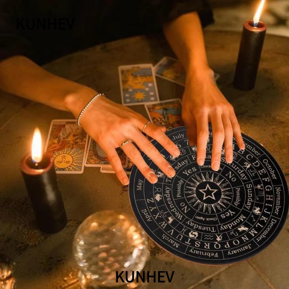 KUNHEV Star Pendulum Board, Magics Meditation Witchs Altar Supplies ...