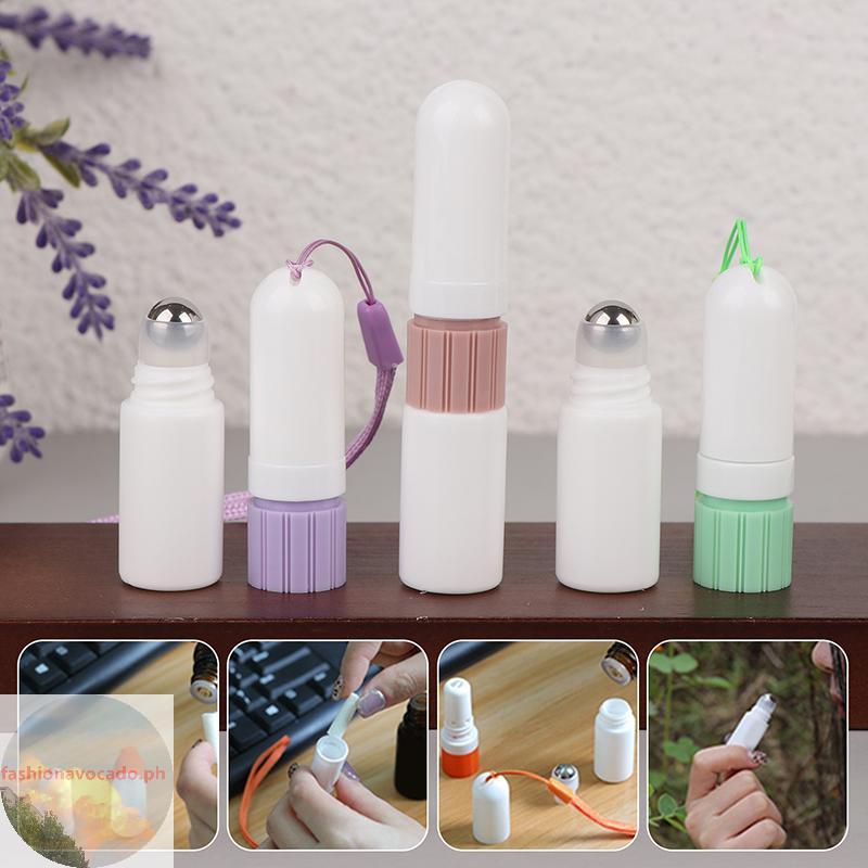 FHPH 2 In 1 nk Nasal Inhaler Sticks Bottle Aroma Diffuser Empty Nasal ...