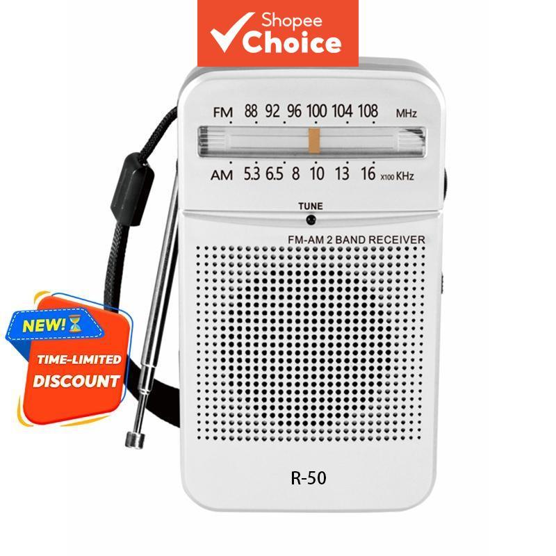 Radio AM FM Digital Portable Music Player Mini Dual-Band Pointer Hand ...