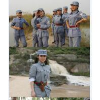 Adult Children Eight-Road Army Performance Costume Red Army Anti-Battle ...
