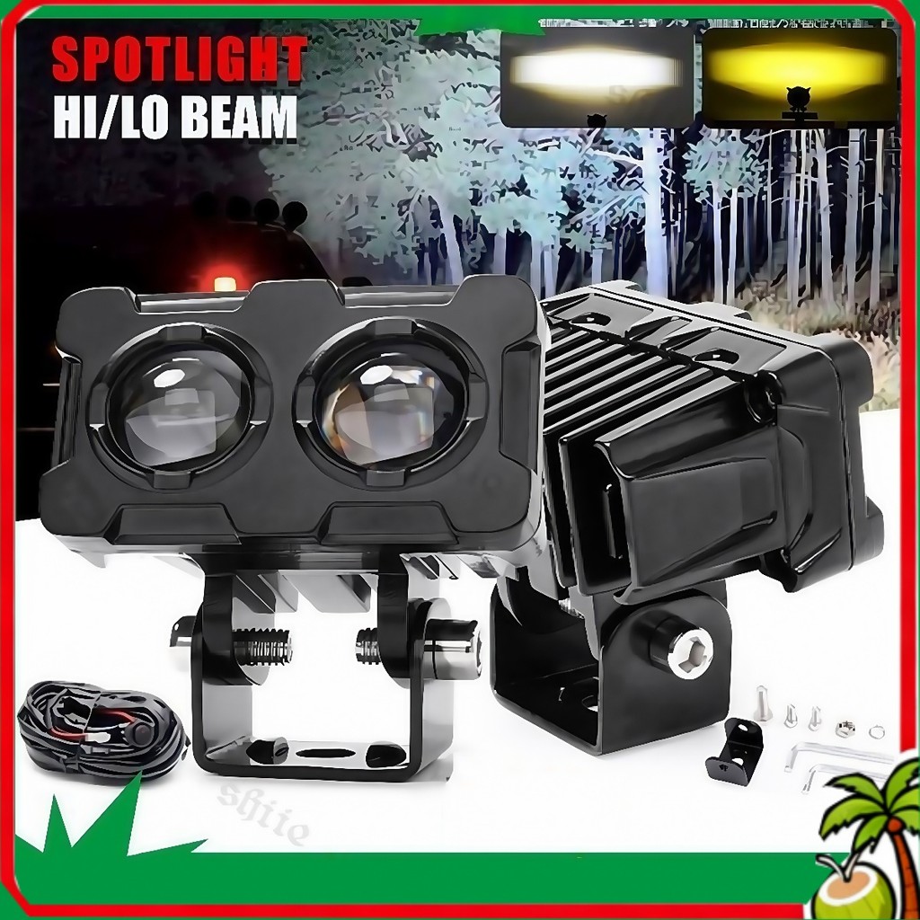 Mini LED Driving Light Set – Complete, Durable, Easy Install | Shopee ...