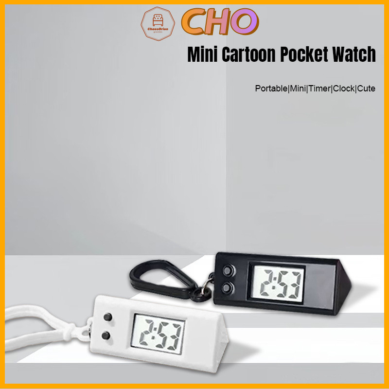 CHO⭐Mini Cartoon Hanging Watch Simple Clock Student Electronic Compact ...