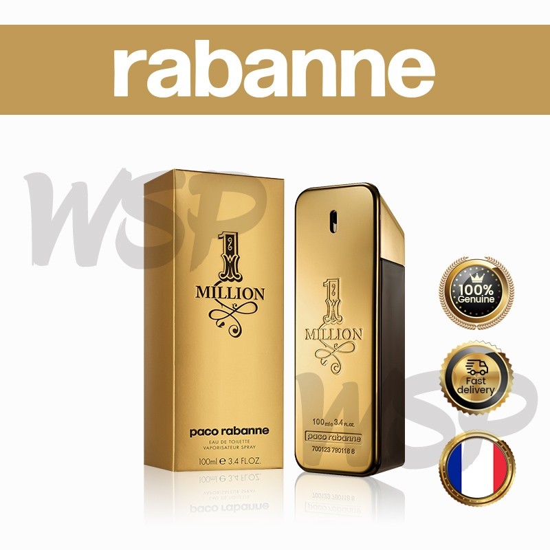 Paco Rabanne 1 Million Original Eau De Parfum For Men Long Lasting ...