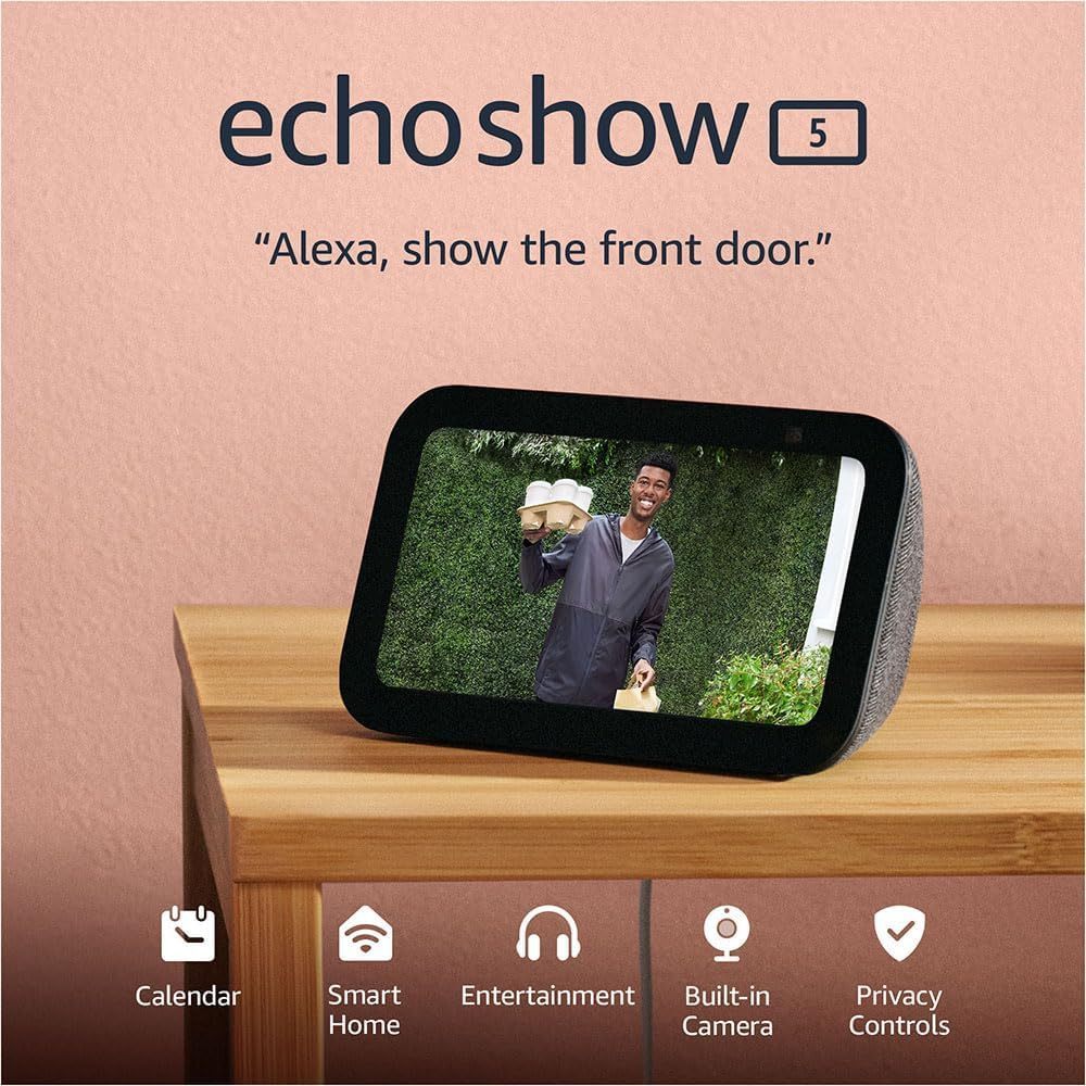 Echo Show 5 - 2025 Latest Generation - Amazon Smart Speaker Display ...