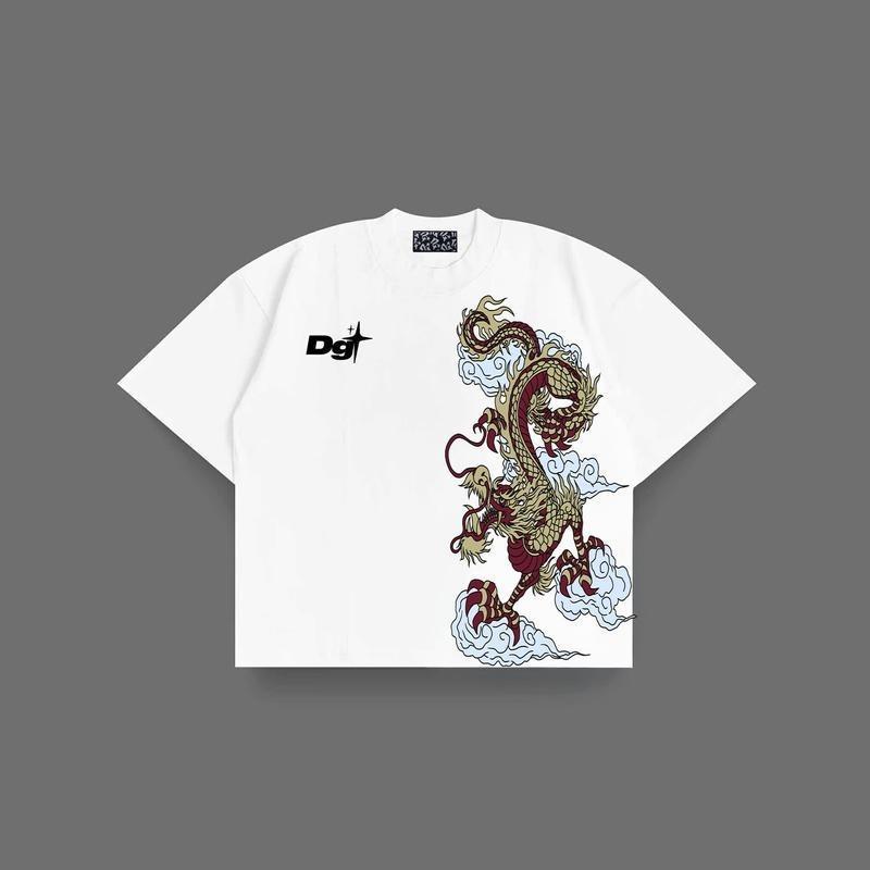 | "JAPANESE DRAGON TEE" | Box Tee Size Men's Clothes Cotton Menswear ...