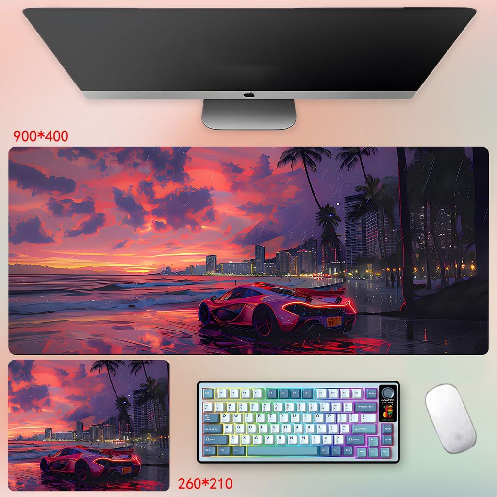 [700 * 300] Cool Sports Car Mouse Pad Oversized Desk Pad Anime Gaming ...