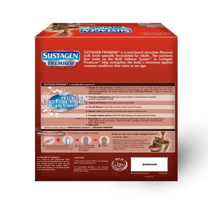 SUSTAGEN MILK PREMIUM 900G ADULT MILK Calcium Protein Vitamin Dairy ...