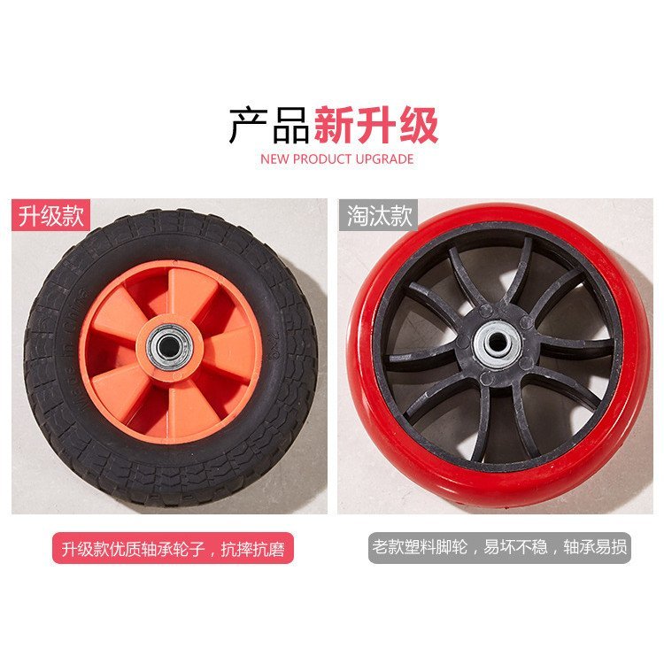 Hand Pull Cart Foldable Convenient Household Pull Truck Transport Cart ...