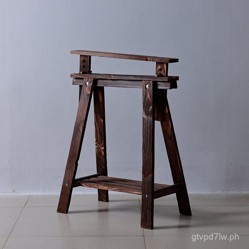 IKEA Style Adjustable Solid Wood Table Legs Stand Outdoor Simple Long ...