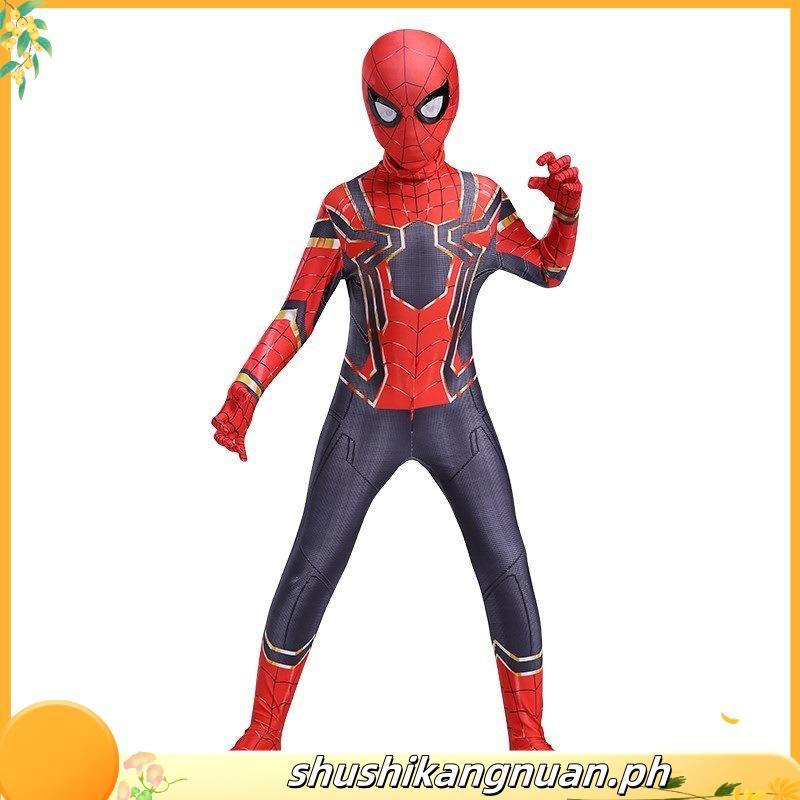 HSCTEK Iron Spiderman Costume，Superhero Spider Man Cosplay Suit for ...