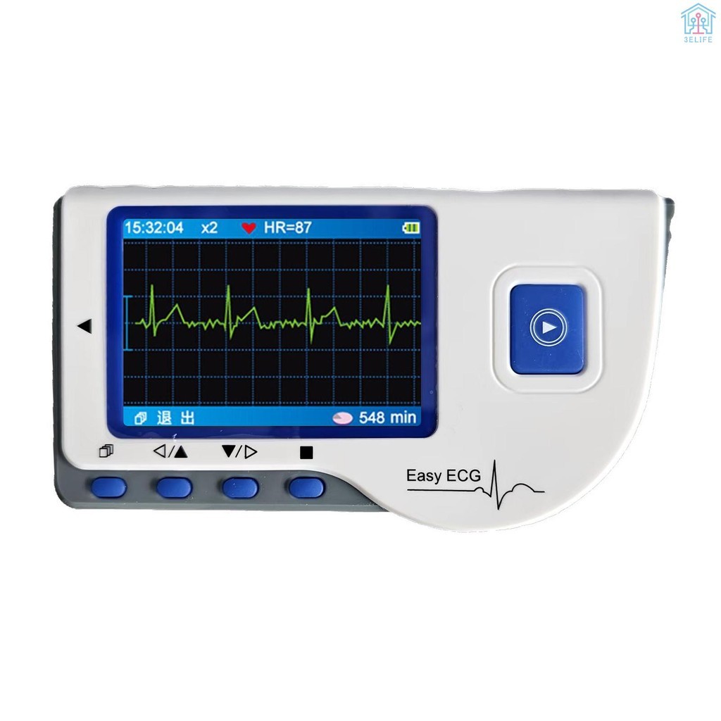 Heal Force PC-180B0 Portable ECG Monitor Handheld LCD Heart Rate ...