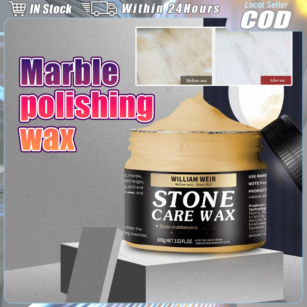 Multipurpose Stone Care Wax 130g Marble Floor Polish Stone Nourishing ...