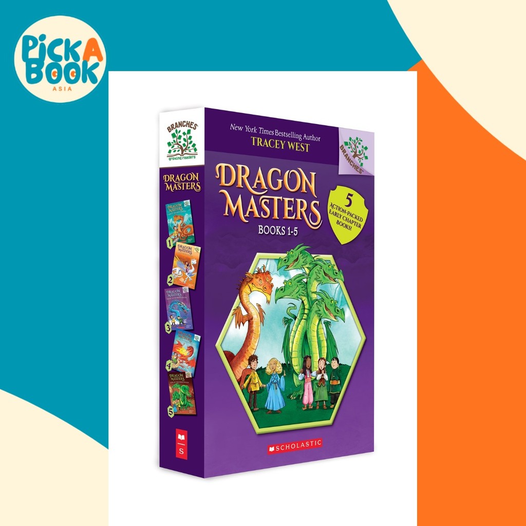 Dragon Masters, Books 1-5: A Branches Box Set by Tracey West Graham ...