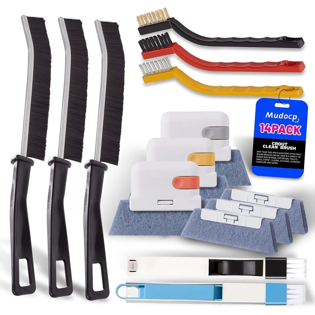 Window Track Cleaner Tools Set, 14 PCS Window Groove Cleaning Brush Kit ...