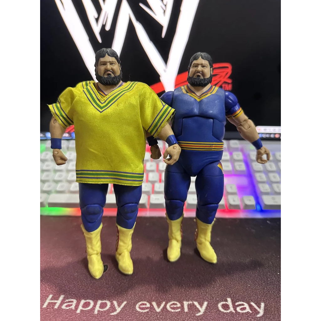 WWE Professional Wrestler akeen Fatty Double Action Figure Joint ...