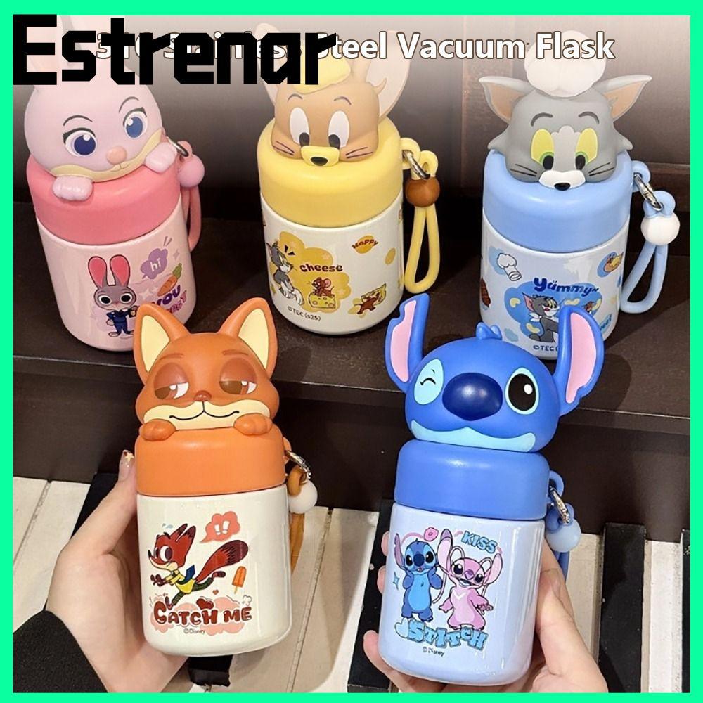 ESTRENAR Vacuum Flask, 316 Stainless Steel 200/480ML Disney Stitch ...
