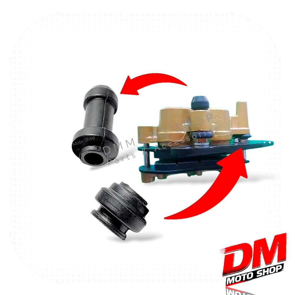 Caliper Rubber Boot Pin Bush – For Honda XRM Wave Dash | Brake Caliper ...