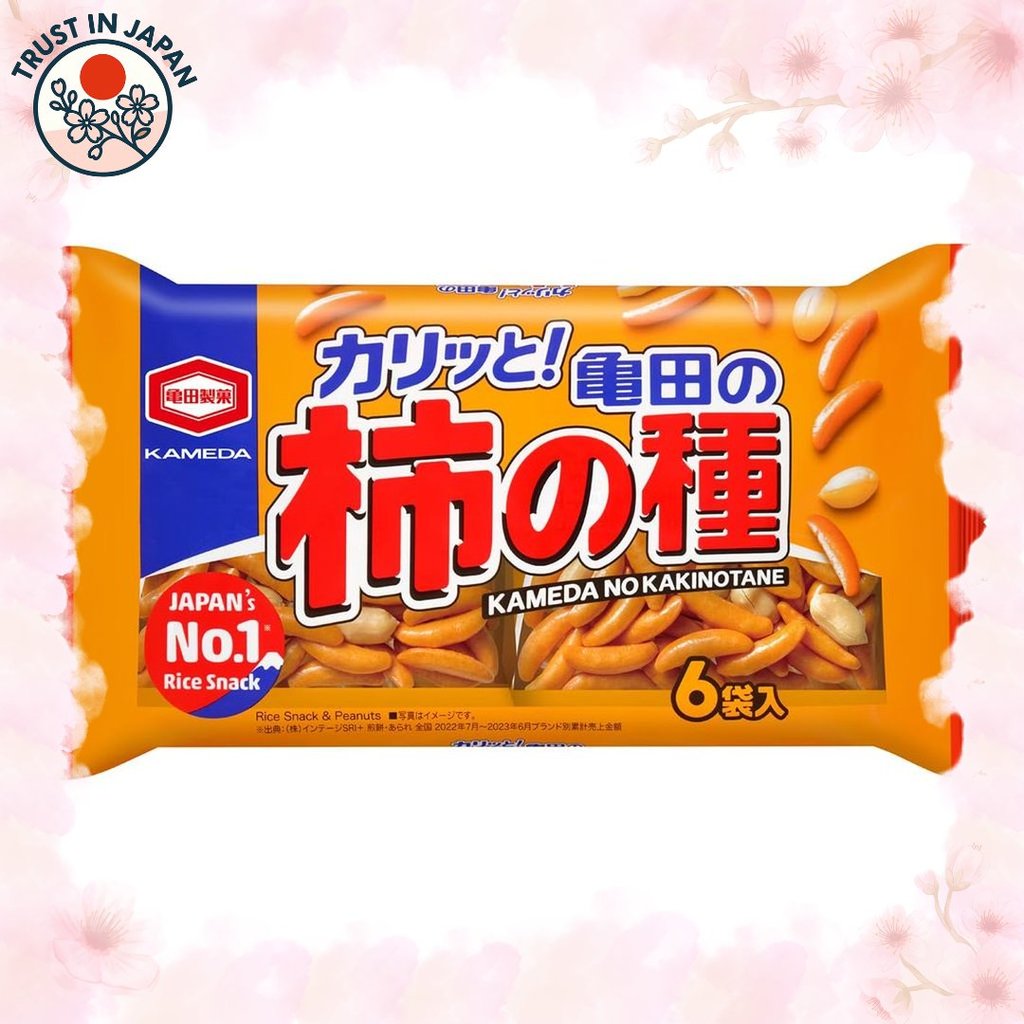 [from JAPAN] Kameda Seika Kameda's Kakinotane (Persimmon Seeds), 6 bags ...