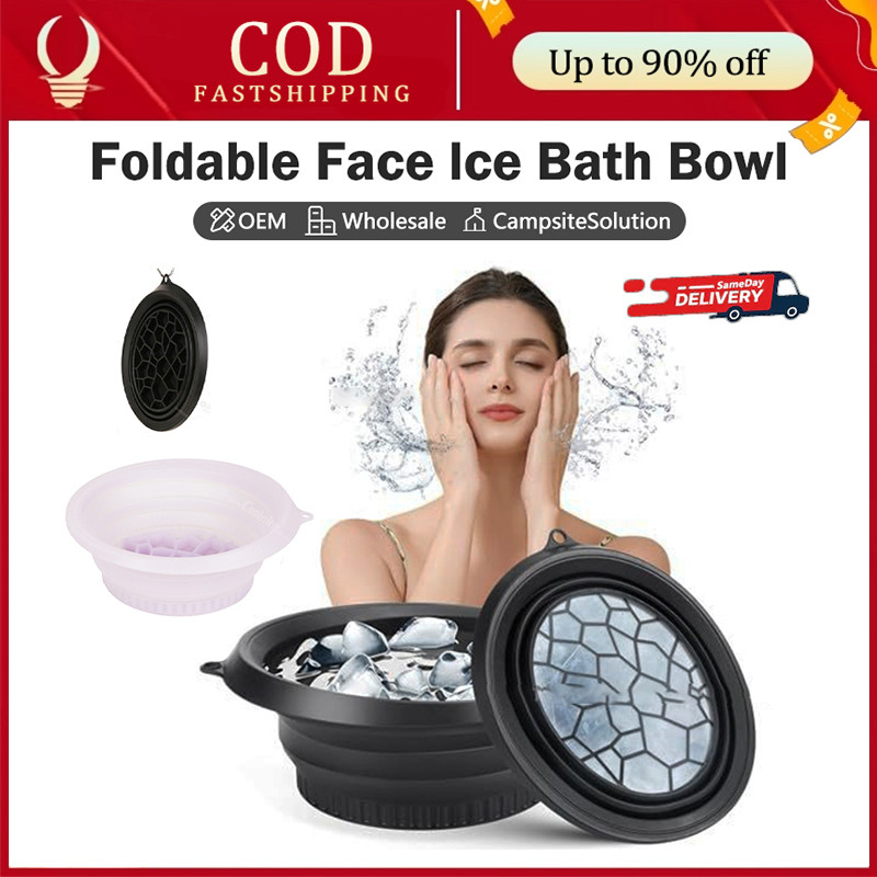 Ice Facial Bowl | Facial Cold Plunge | Collapsible Bowl For Face Ice ...